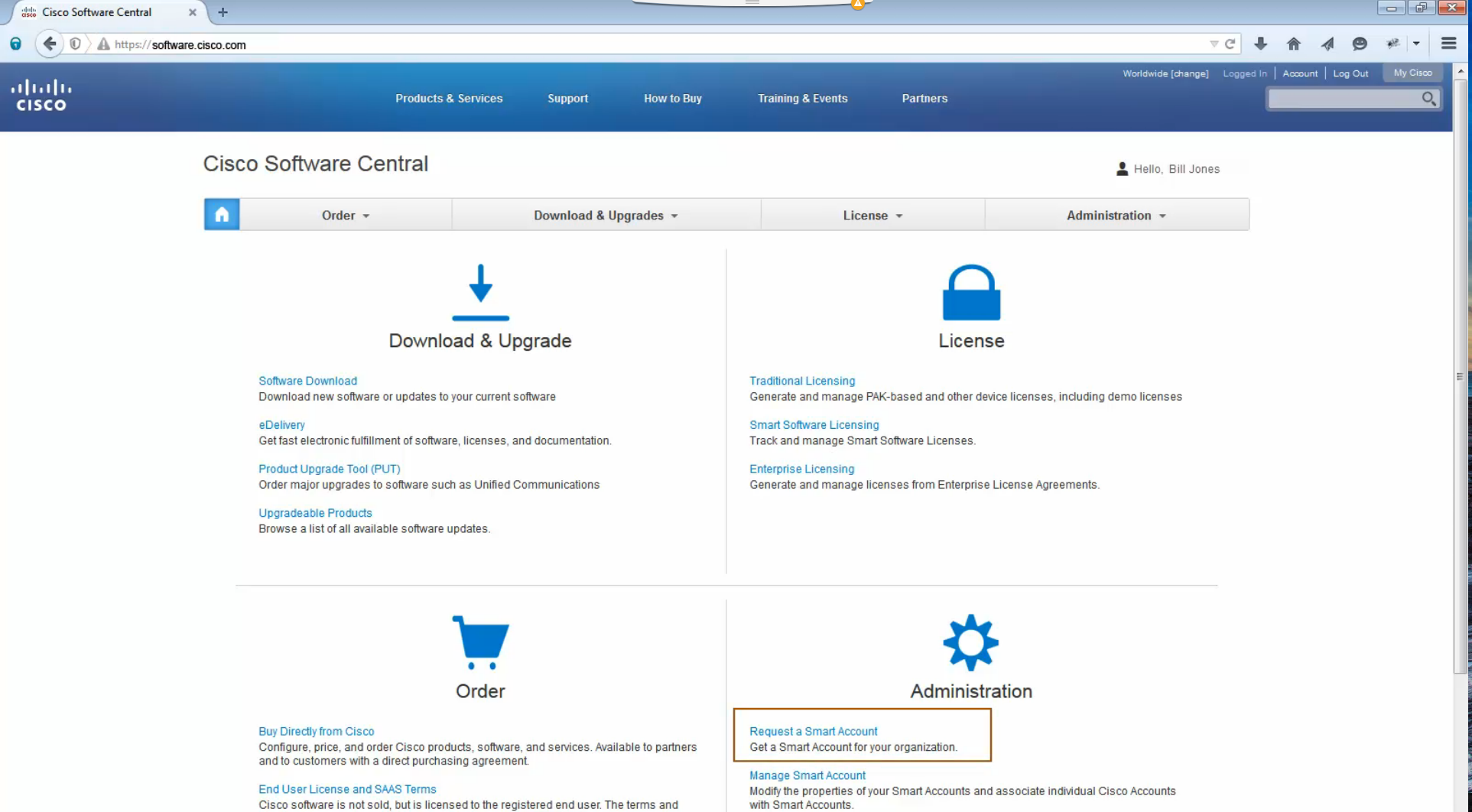 Cisco Smart Accounts